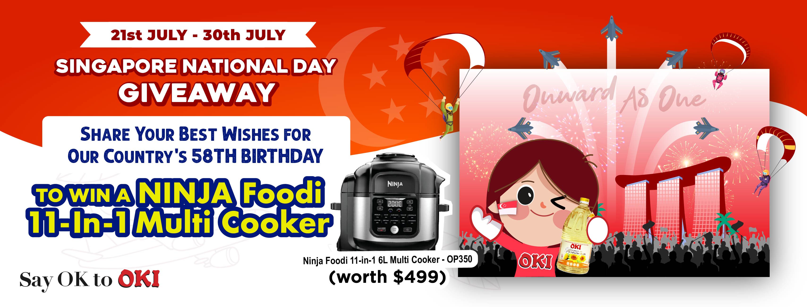 OKI SG58 National Day Giveaway 2023-Terms and Conditions - OKI Singapore | Welcome to OKI ...